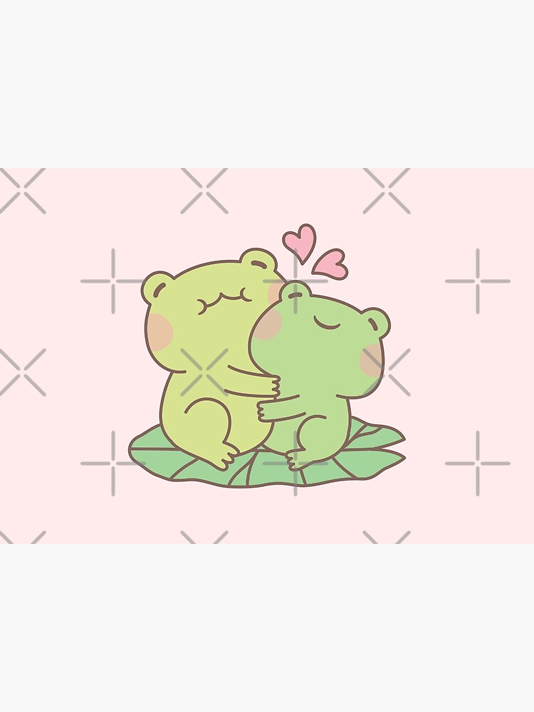 "Cute Hugging Frogs In Love" Poster for Sale by rustydoodle | Redbubble