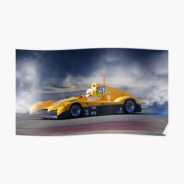 "SCCA P2 Prototype Race Car" Poster for Sale by DaveKoontz | Redbubble