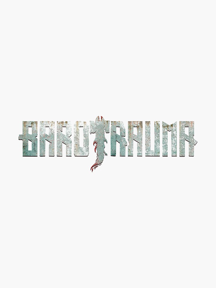 "barotrauma" Sticker for Sale by azerty111100 | Redbubble