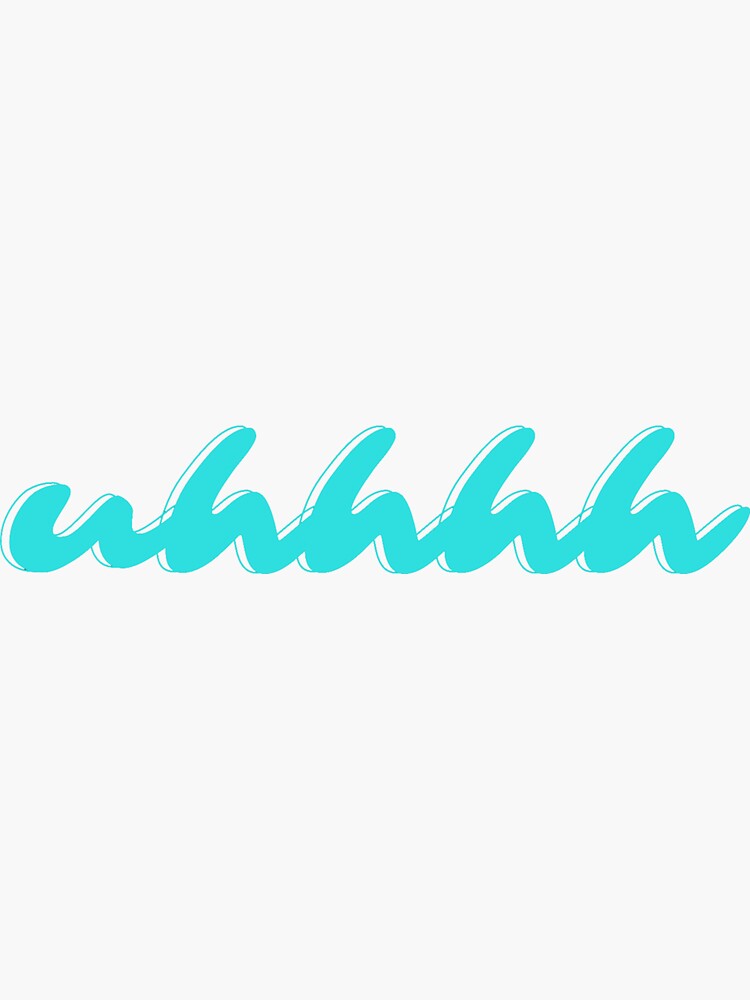 "Uhhhh" Sticker for Sale by Dopnex | Redbubble