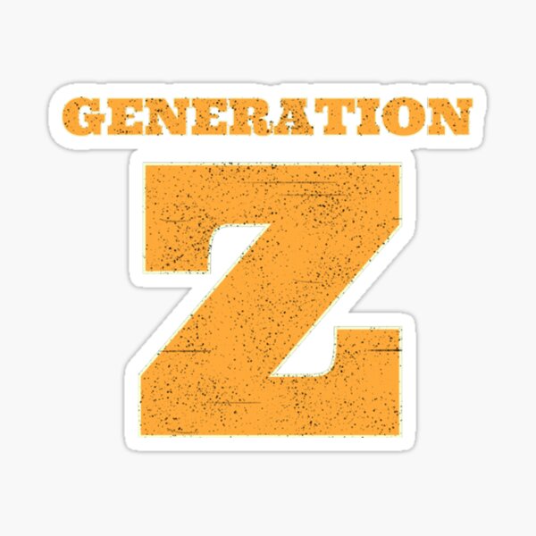 "Gen Z" Sticker by aporitoBoutique | Redbubble