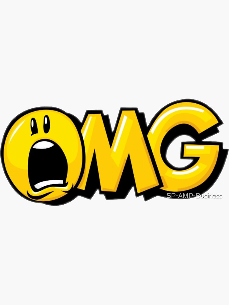 "OMG Funny Emoji" Sticker by SP-AMP-Business | Redbubble