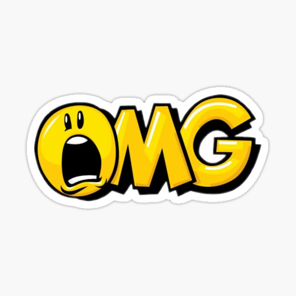 "OMG Funny Emoji" Sticker by SP-AMP-Business | Redbubble