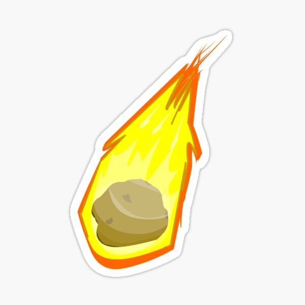"Meteorite" Sticker for Sale by GalloPolloLoco | Redbubble