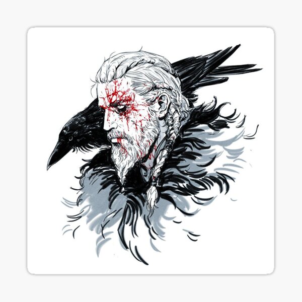 Ac Valhalla Crow Stickers | Redbubble