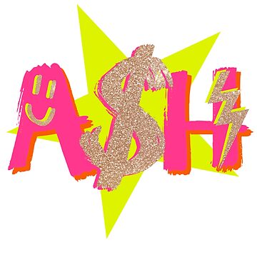 "ASH name" Poster for Sale by Julia Santos | Redbubble