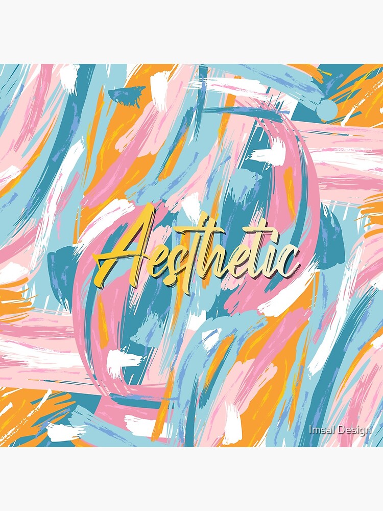 "Aesthetic Color Style" Poster for Sale by imsaldesign | Redbubble