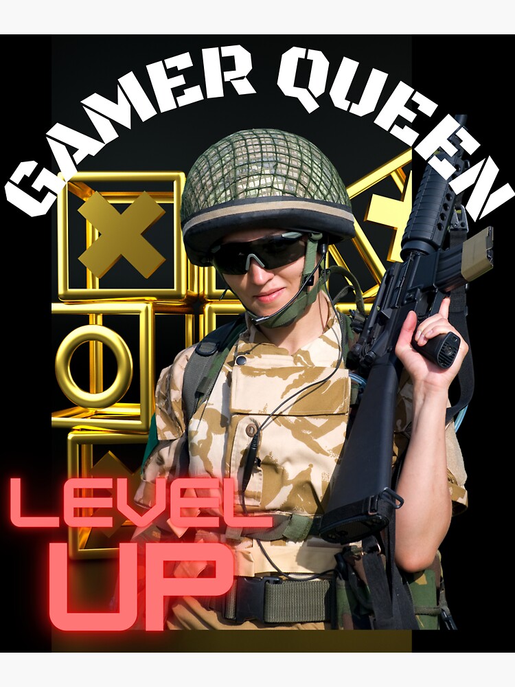 "GAMER QUEEN, COMBAT GIRL, VR GIRL, VR MEME," Sticker by Rosroy61 ...