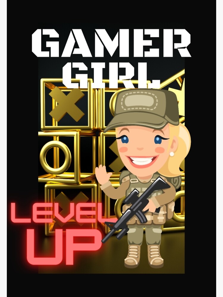 "GAMER QUEEN, COMBAT GIRL, VR GIRL, VR MEME," Poster for Sale by ...