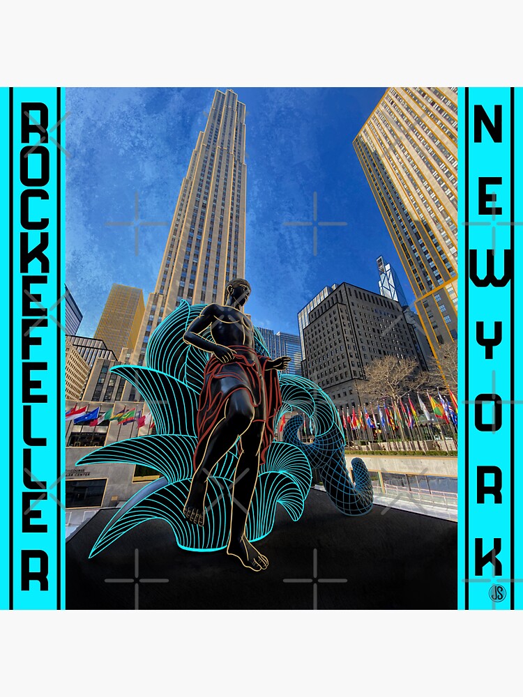 "Rockefeller New York Prometheus " Sticker for Sale by JAWSCreatives ...