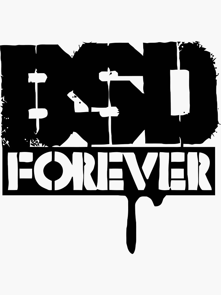 "BSD BMX Forever" Sticker for Sale by csbkestroid | Redbubble
