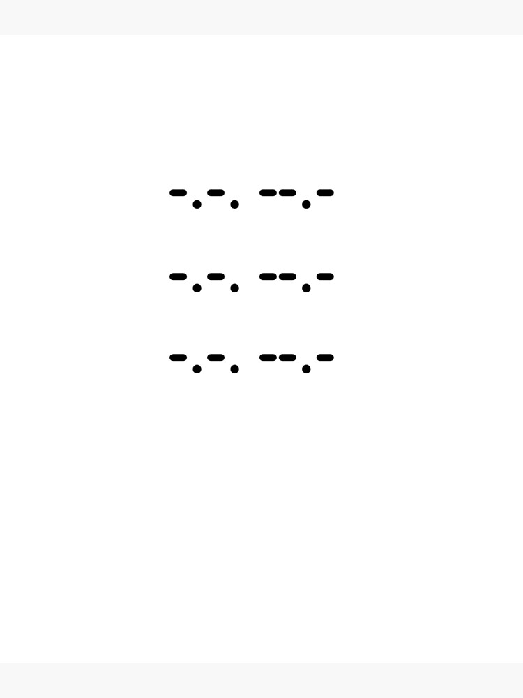 Póster «CQ CQ CQ Código Morse Radioaficionado / Radioaficionado» de ...