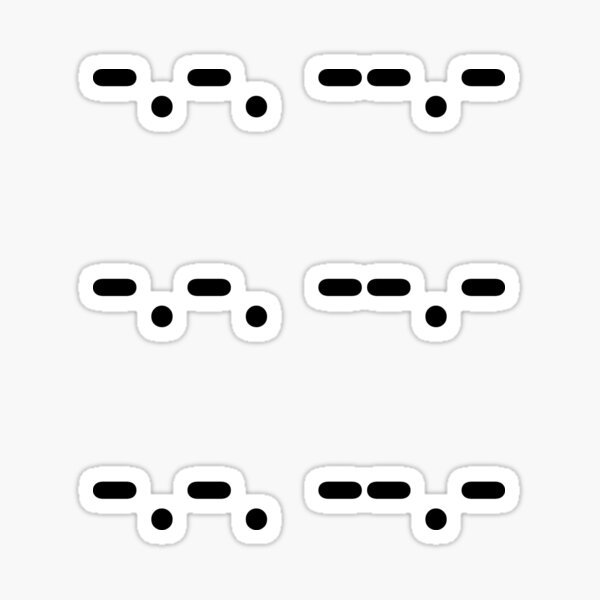 Pegatina «CQ CQ CQ Código Morse Radioaficionado / Radioaficionado» de ...