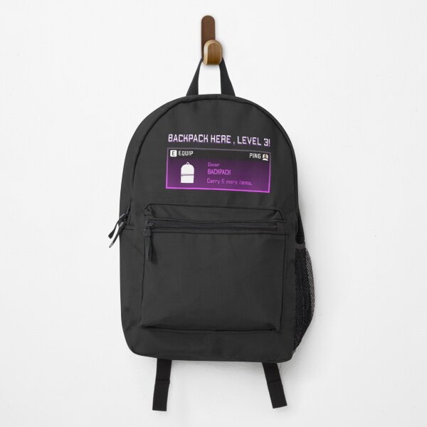 "Backpack here Level 3 Apex Backpack for Gamer" Backpack by ...