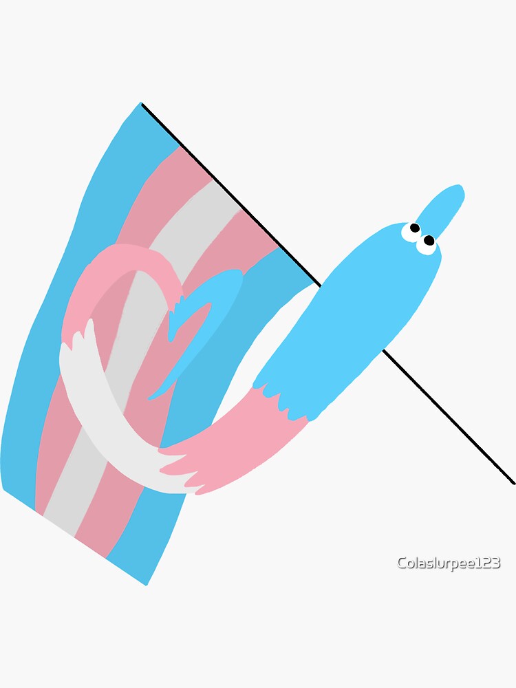 "Transgender worm" Sticker for Sale by Colaslurpee123 | Redbubble