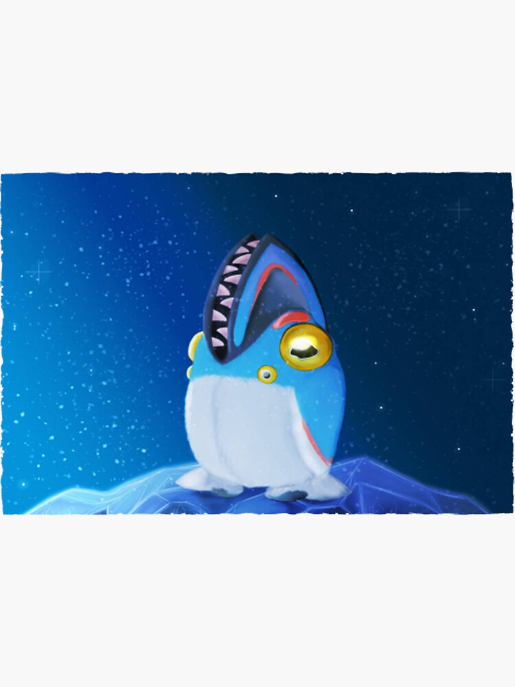 "Subnautica Below Zero Pengling on an Ice rock" Sticker by ...
