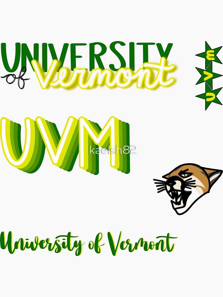 "UVM Pack" Sticker for Sale by kaelsh82 | Redbubble