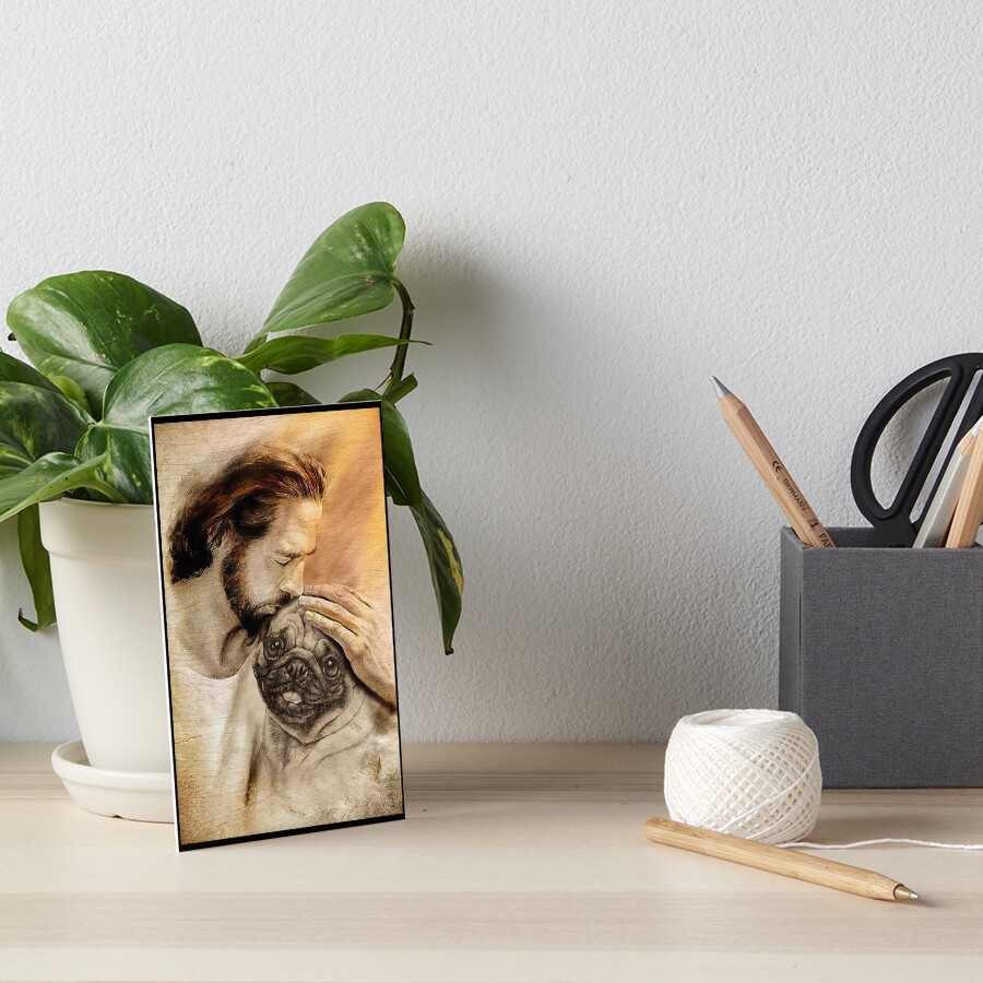 "Jesus Wit Pug Dog - Pug Dog Lover" Poster for Sale by hippololocc ...