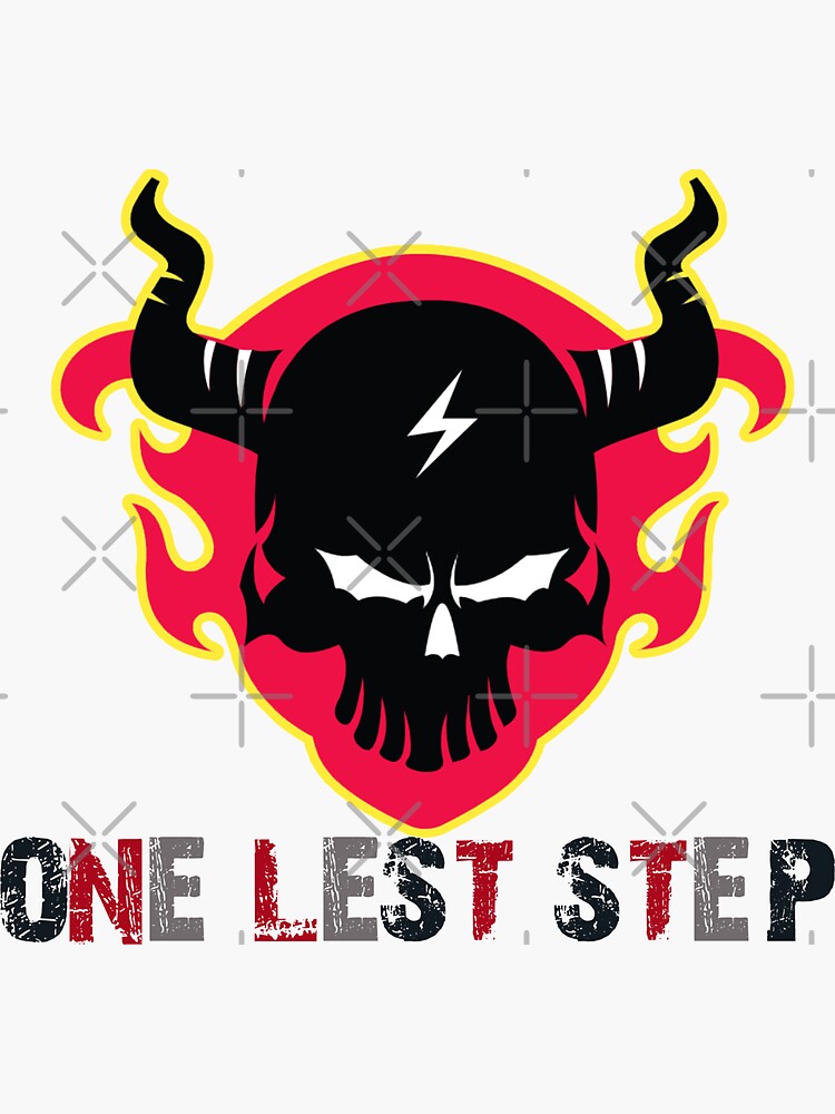"One Last step design." Sticker for Sale by Sanjay1910 | Redbubble