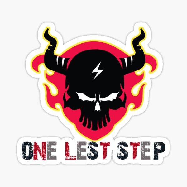 "One Last step design." Sticker for Sale by Sanjay1910 | Redbubble