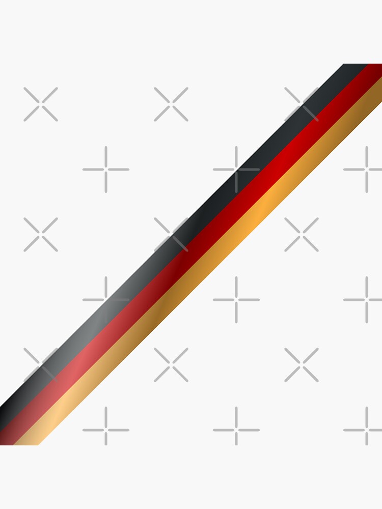 "Flag of Germany cool" Sticker for Sale by oxoxoxo | Redbubble