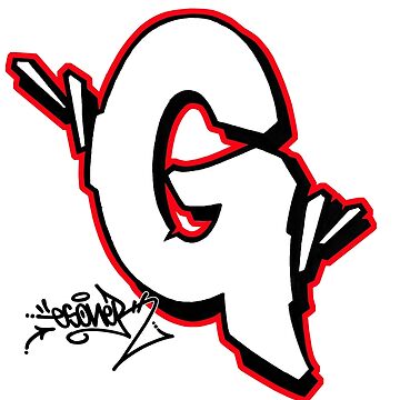"LETTER G BY ESONE URBAN GRAFFITI STREET STYLE " Sticker for Sale by ...