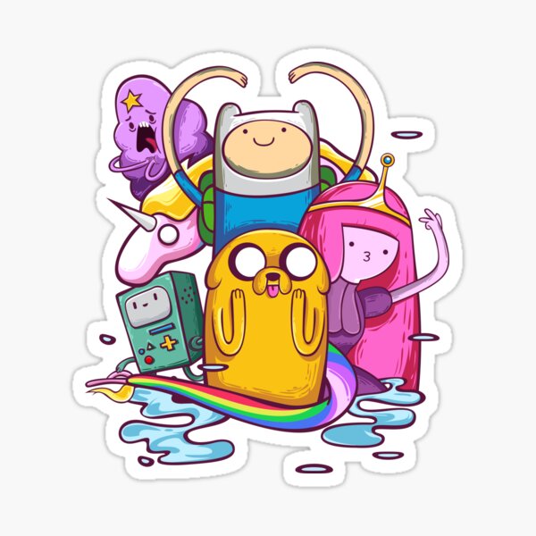 "Adventure Time" Sticker for Sale by Store-Designify | Redbubble