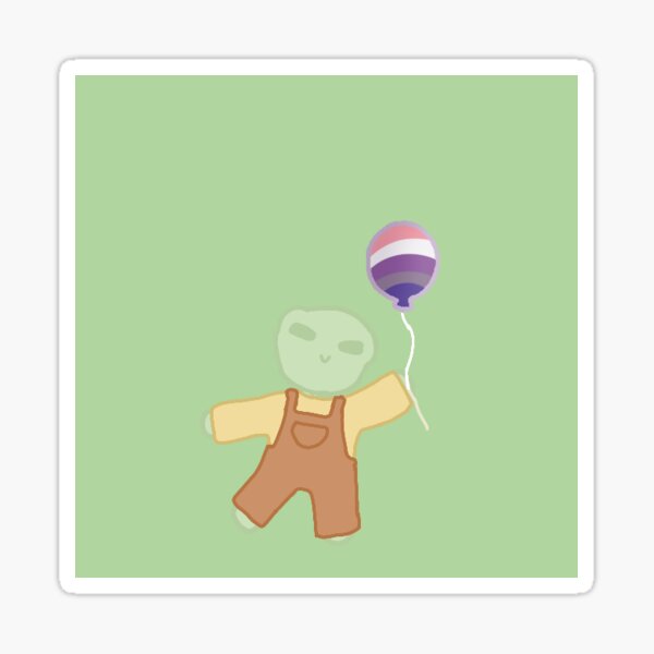"gender fluid pride frog" Sticker for Sale by teddysdesigns08 | Redbubble