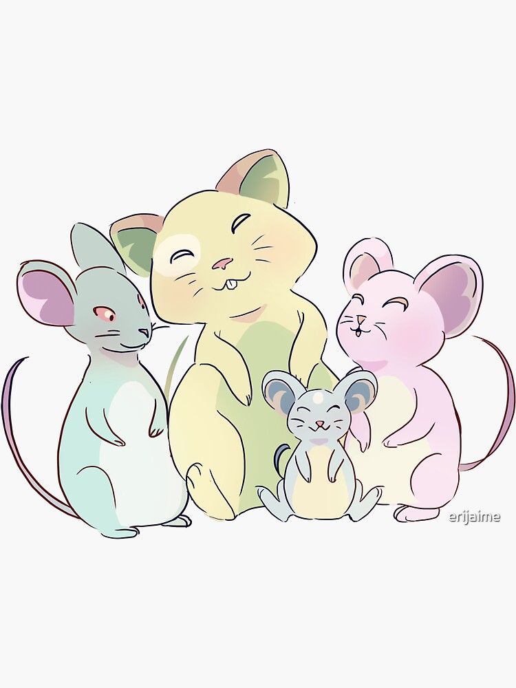 "Mice" Sticker for Sale by erijaime | Redbubble