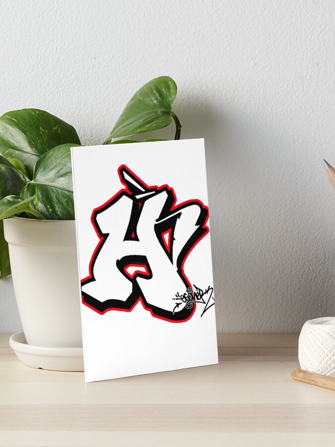 "LETTER H BY ESONE URBAN GRAFFITI STREET STYLE " Art Board Print for ...