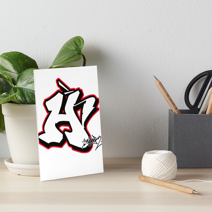 "LETTER H BY ESONE URBAN GRAFFITI STREET STYLE " Art Board Print by ...