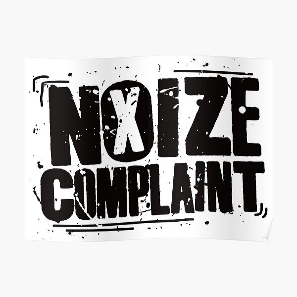 "Noize Complaint Logo" Poster for Sale by NCOShop | Redbubble