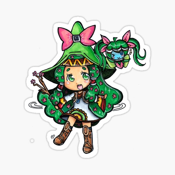 "Moco Moco Friends - Kaede" Sticker for Sale by ImimiAi | Redbubble