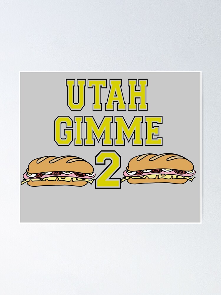 "Point Break Quote - Utah Gimme Two" Poster for Sale by movie-shirts ...