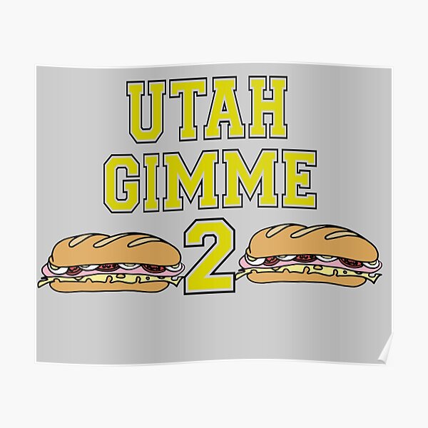 "Point Break Quote - Utah Gimme Two" Poster for Sale by movie-shirts ...