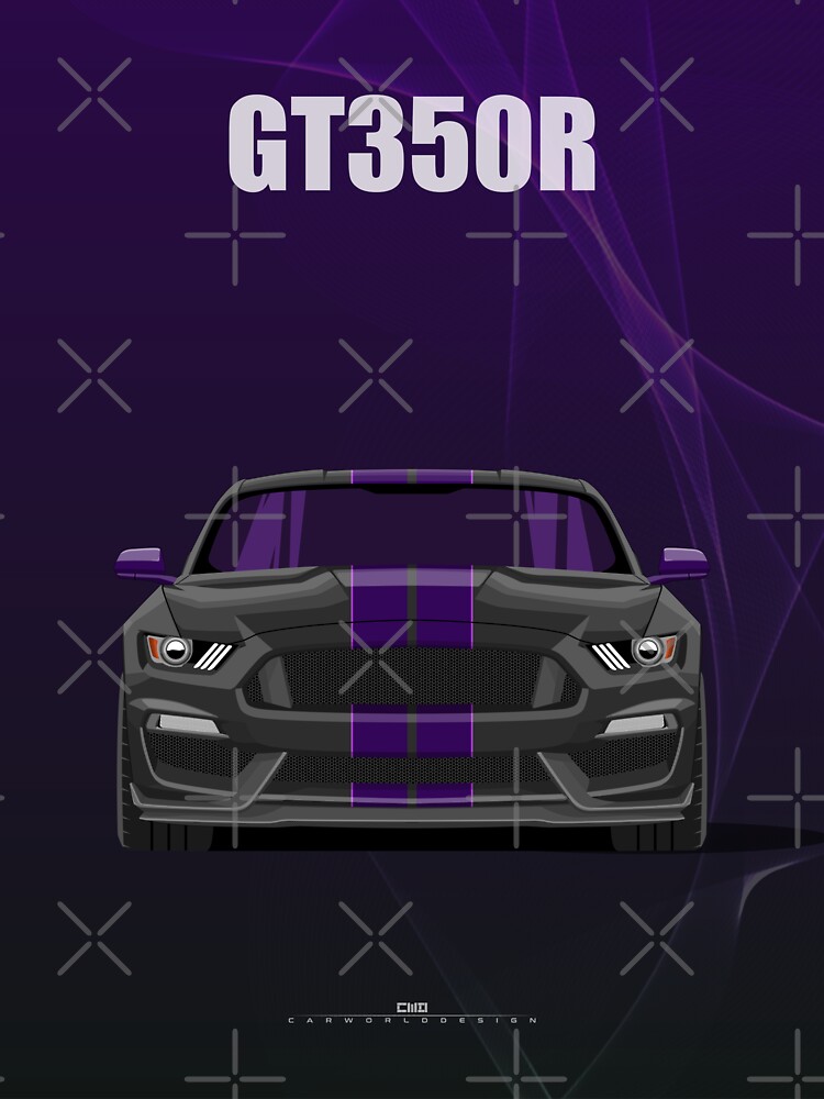 "Mustang GT 350R " Sticker for Sale by ElseWorldDesign | Redbubble