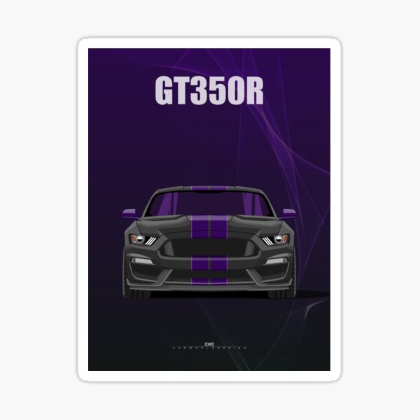 "Mustang GT 350R " Sticker for Sale by ElseWorldDesign | Redbubble