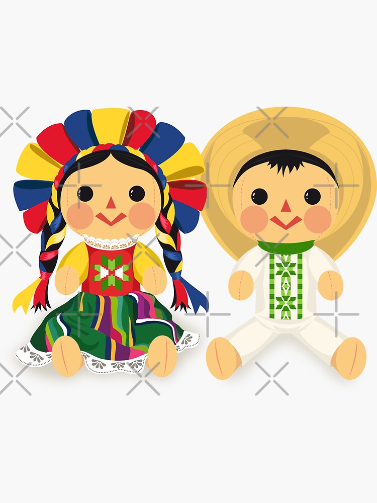 "Mexican Maria Dolls. Mexican Otomi Dolls. Traditional Mexican Rag ...