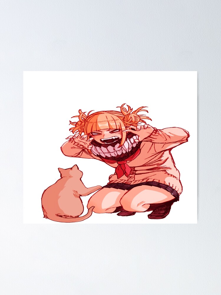 "Himiko Toga bnha manga cat" Poster for Sale by kurooshop | Redbubble