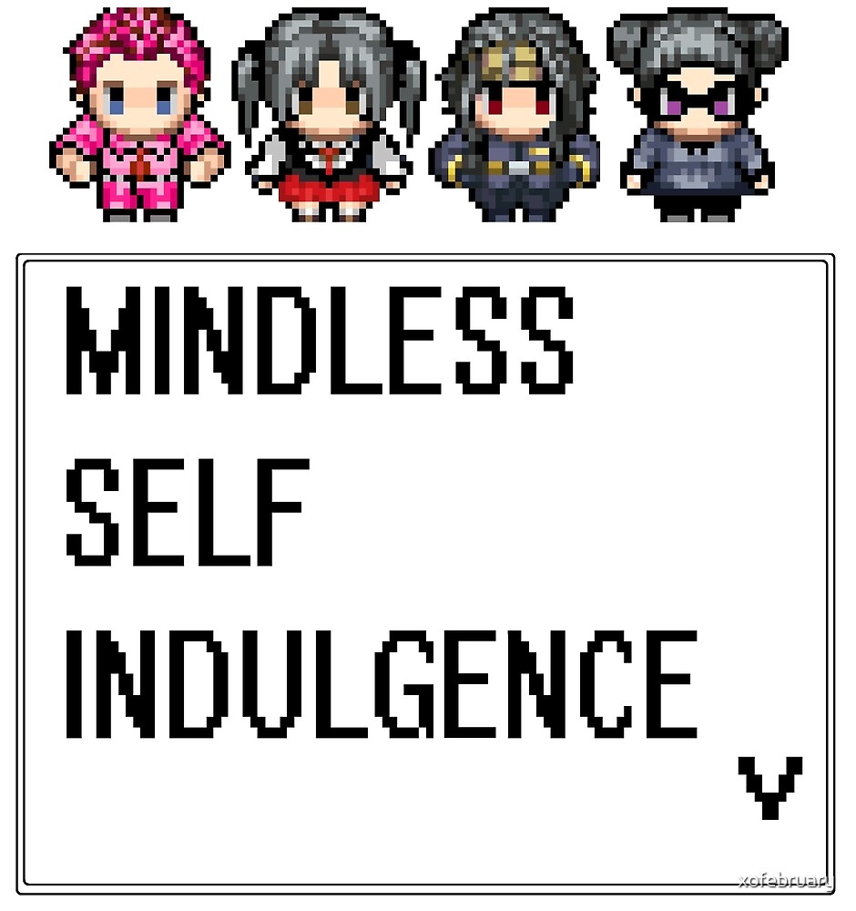 "MINDLESS SELF INDULGENCE VIDEO GAME RETRO" by xofebruary | Redbubble