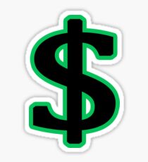 Dollar Sign: Stickers | Redbubble