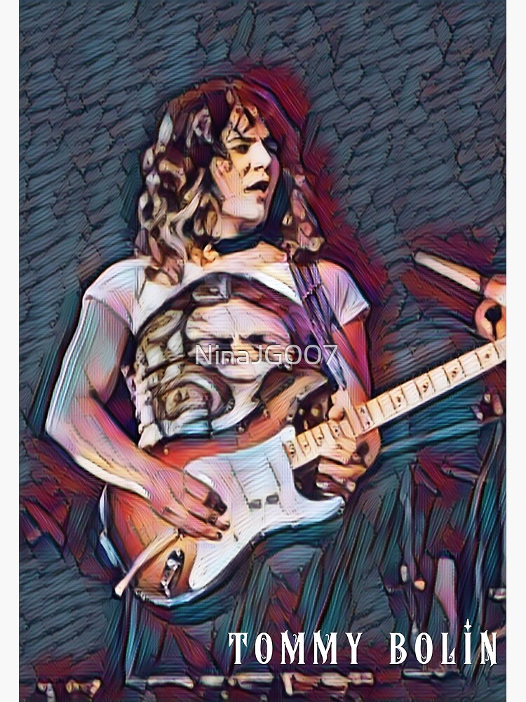 "Tommy Bolin " Poster by NinaJG007 | Redbubble