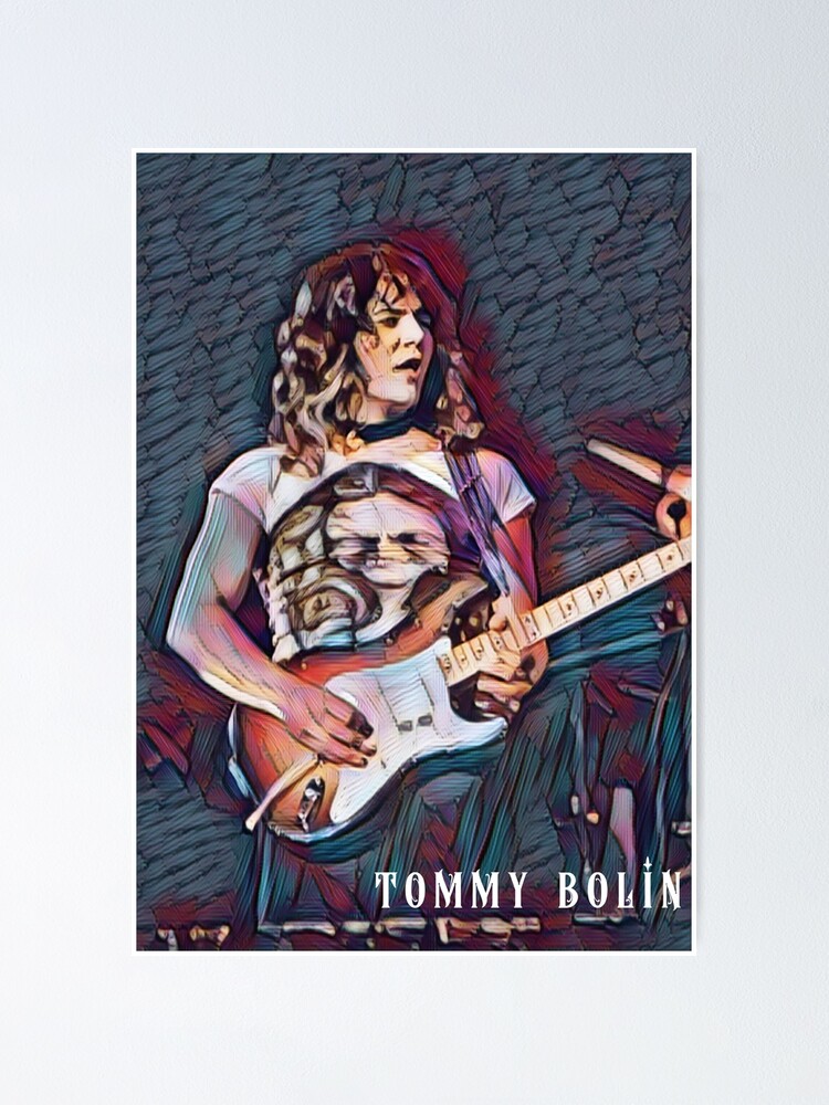 "Tommy Bolin " Poster by NinaJG007 | Redbubble