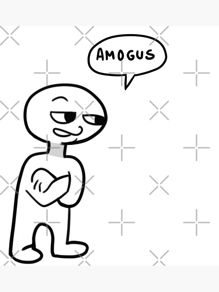 "Amogus meme" Art Print by AGZOULINES | Redbubble