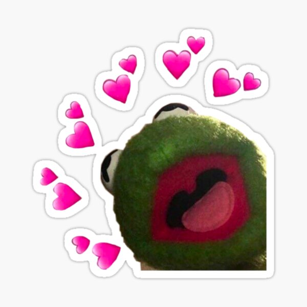 "kermit the frog" Sticker for Sale by shakiraa | Redbubble
