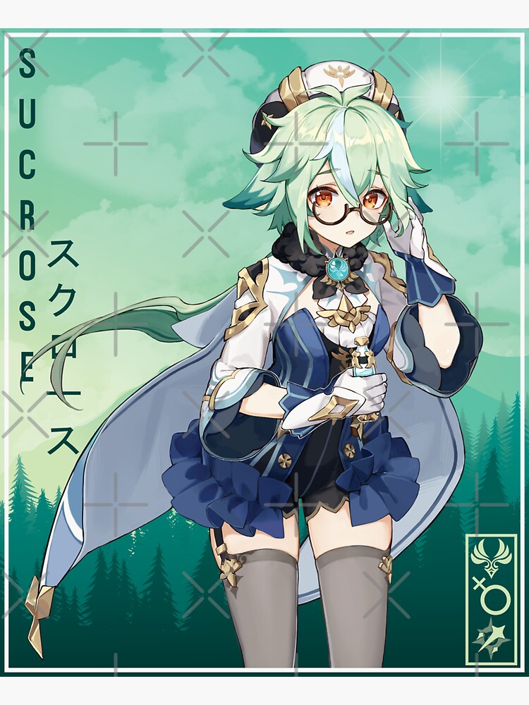 "Sucrose - Genshin Impact" Sticker by HandyBrandy | Redbubble