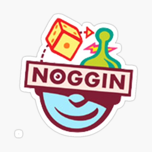 "Noggin Game logo" Sticker for Sale by deadbeatdaughtr | Redbubble