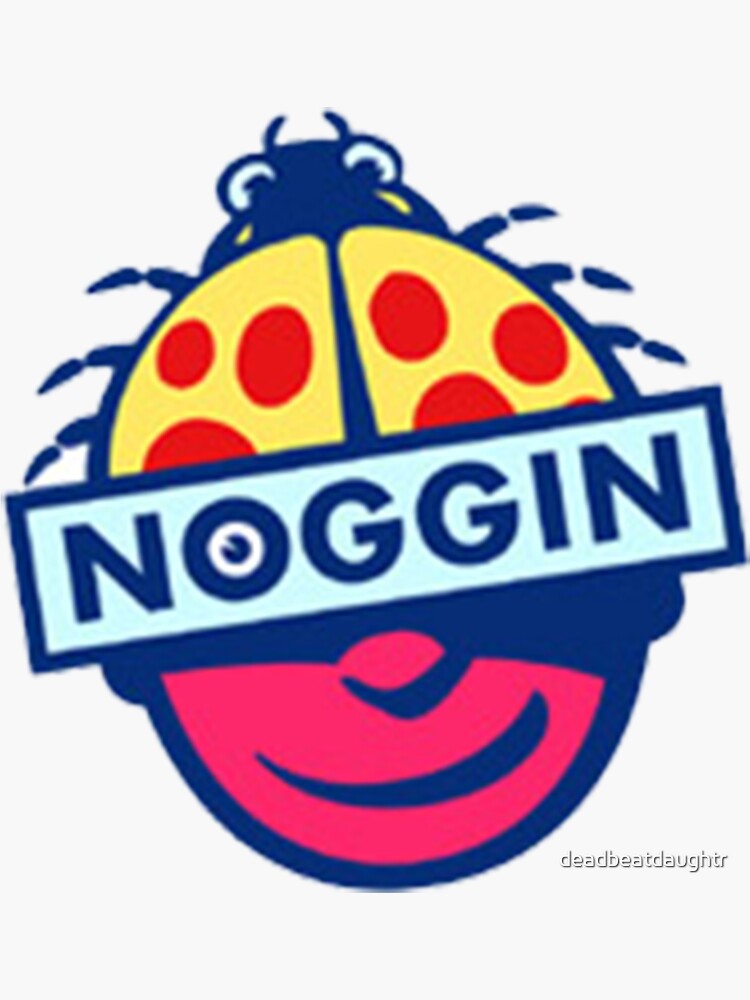 "Noggin Bug Logo" Sticker for Sale by deadbeatdaughtr | Redbubble