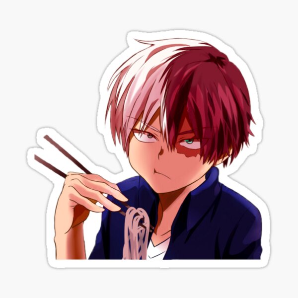 "shoto todoroki" Sticker for Sale by shakiraa | Redbubble