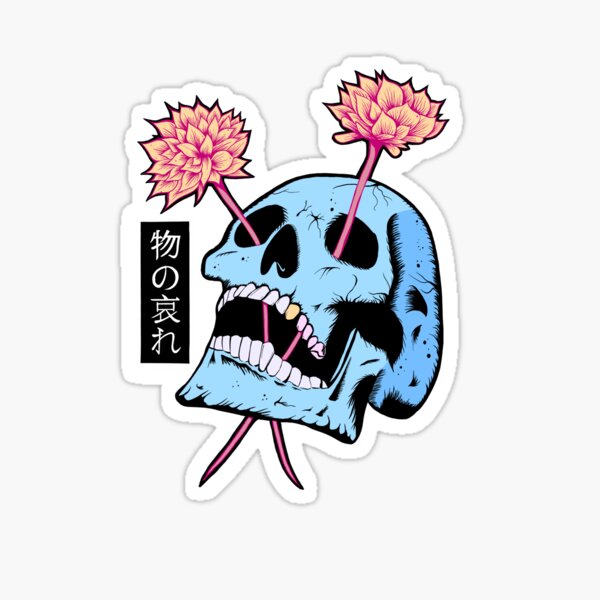 "Mono-No-Aware" Sticker for Sale by jkmizu | Redbubble